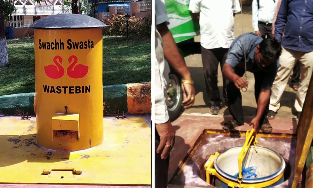 Underground Dustbin System to avoid Bad Odour ! - VIVAN Life Sciences